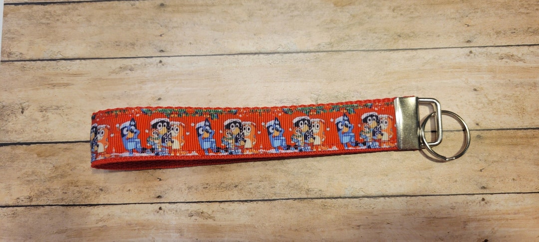 Christmas Bluey Keyfob - Etsy