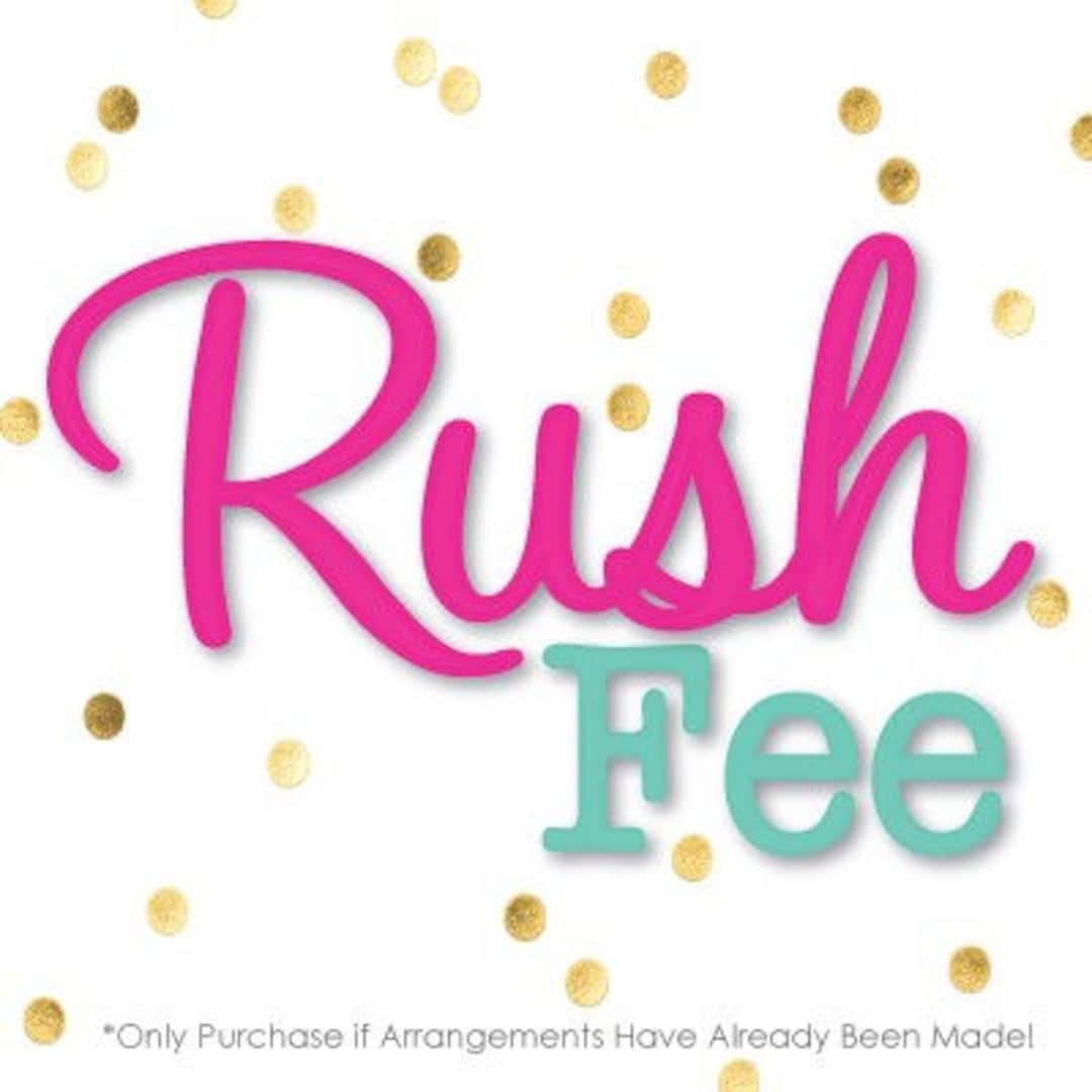 Rush Fee | Price per Shirt - Etsy