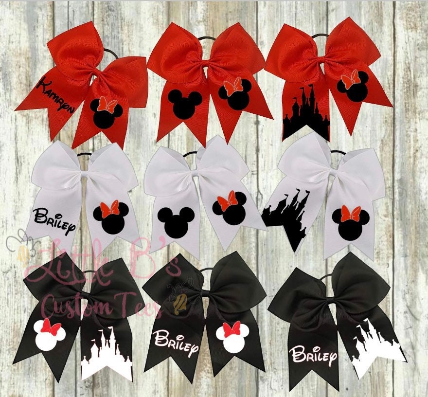 Disney Hair Bows Etsy