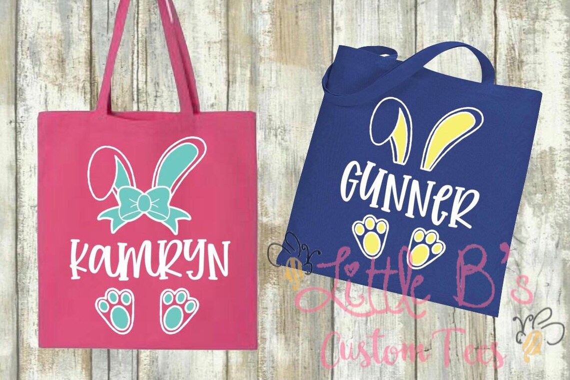 Easter Basket Easter Bag Personalized Easter Bag Easter - Etsy
