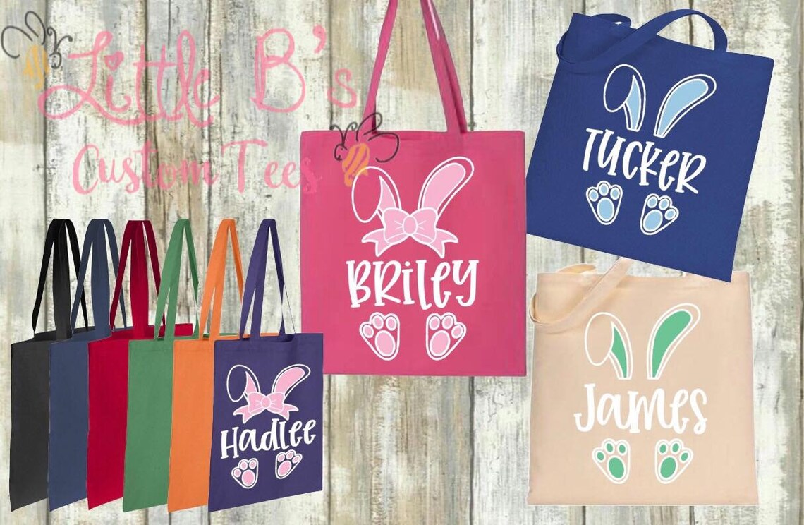 Easter Basket Easter Bag Personalized Easter Bag Easter - Etsy
