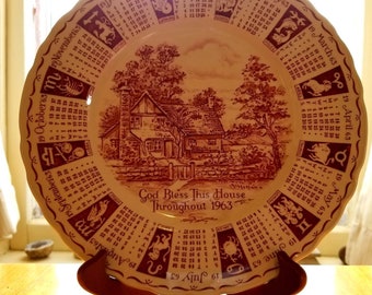 1963 calendar | Etsy