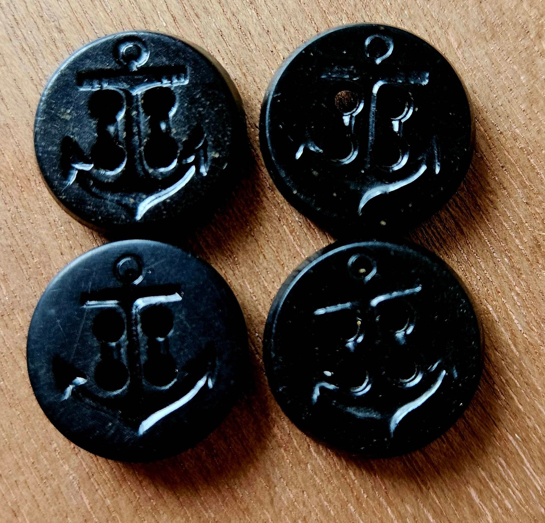 Vintage Bakelite Anchor Buttons/vintage Bakelite Buttons/bakelite ...
