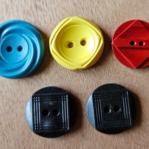 Vintage Large House Dress Buttons/vintage SPC Buttons/vintage Plastic ...