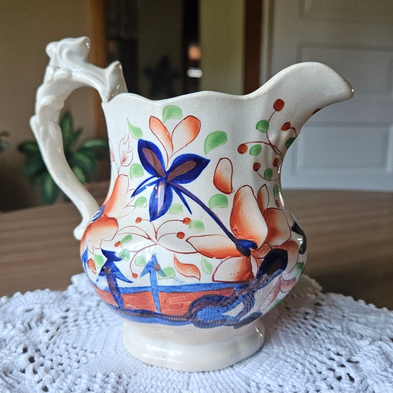 Antique Gaudy Welsh Pottery - Etsy