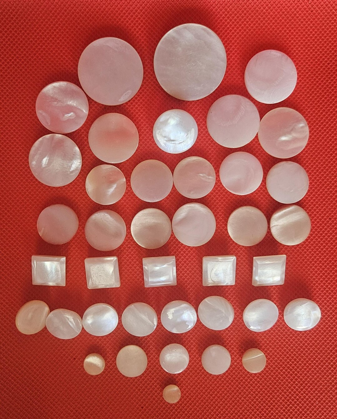 Vintage MOP Buttons/vintage Mother of Pearl Button/mop Shank Buttons ...