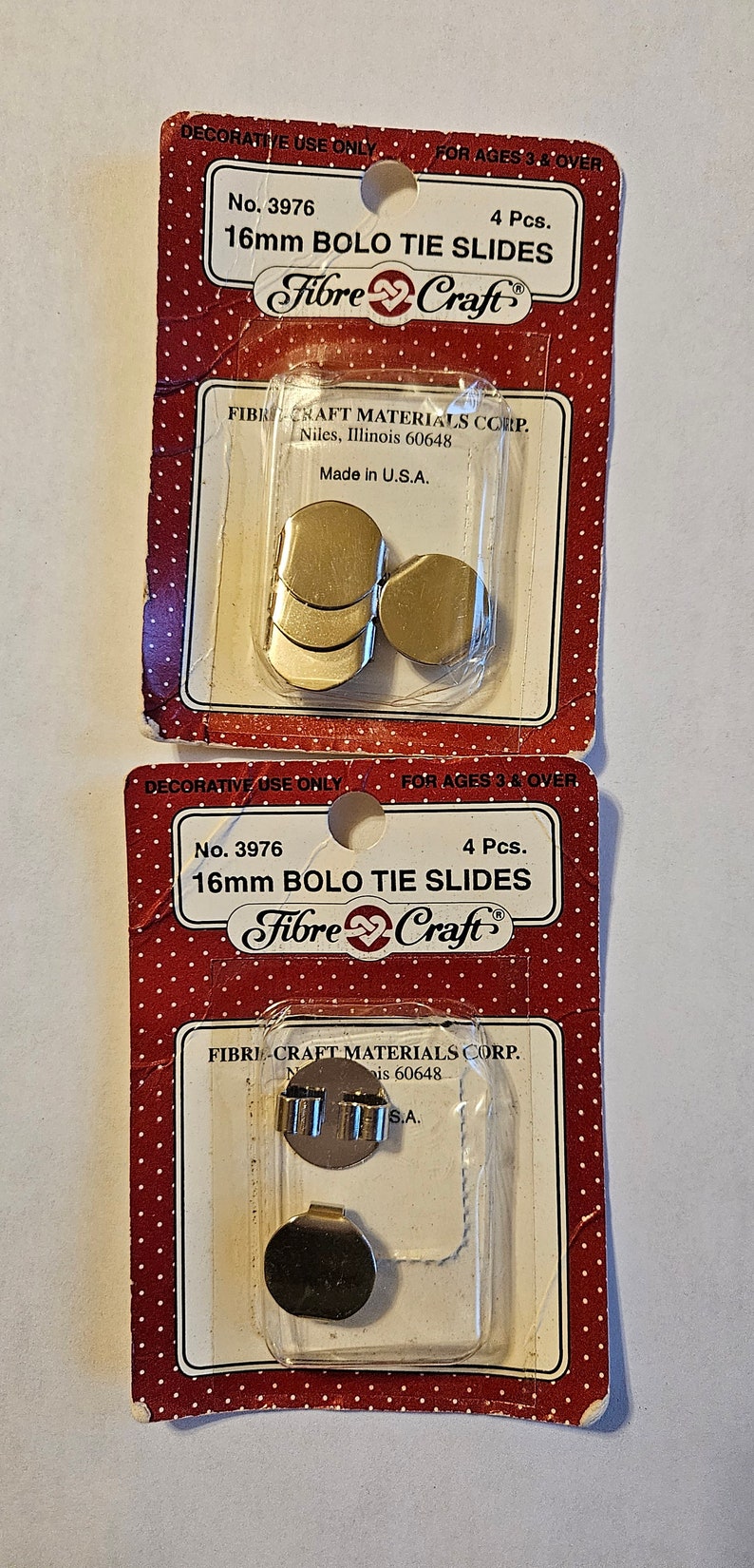 Bolo Tie Ends/ Bolo Tie Slides/ Clip on Shoe Ornament/ Fiber Craft Bolo ...