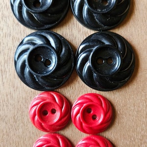 Vintage Large House Dress Buttons/vintage SPC Buttons/vintage Plastic ...