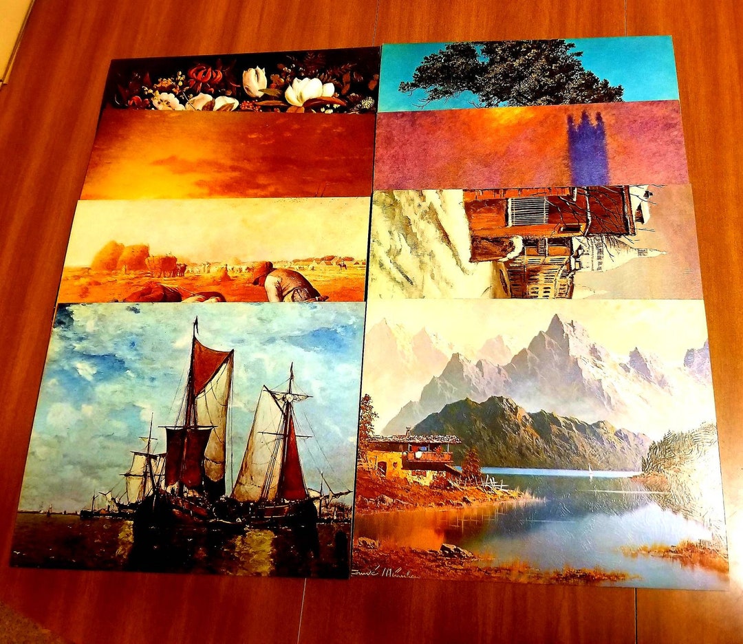 Vintage 1960s Conoco Gas Scenic Art Prints: Complete Set of 9 - Etsy