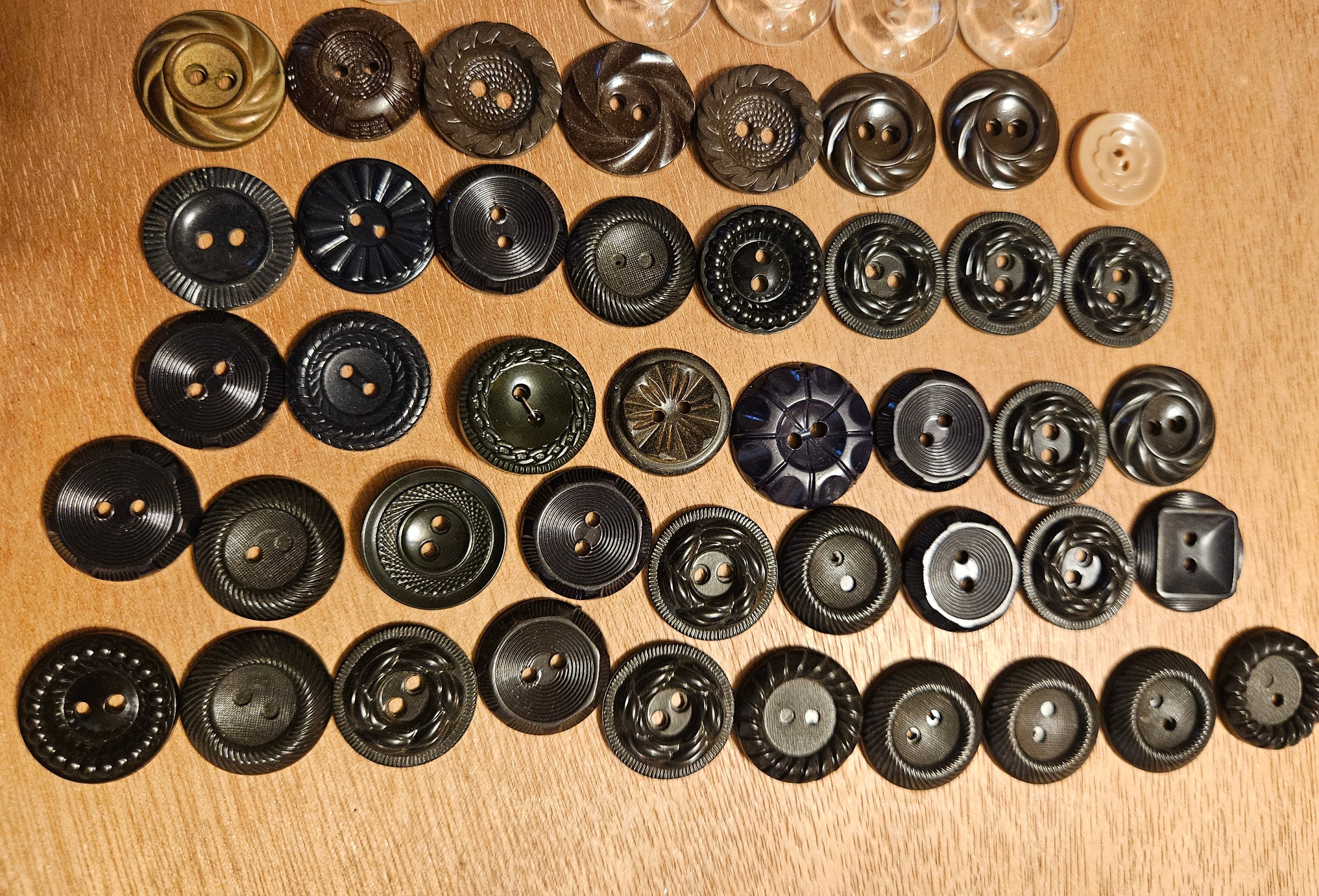 Vintage House Dress Buttons/vintage SPC Buttons/vintage Plastic ...