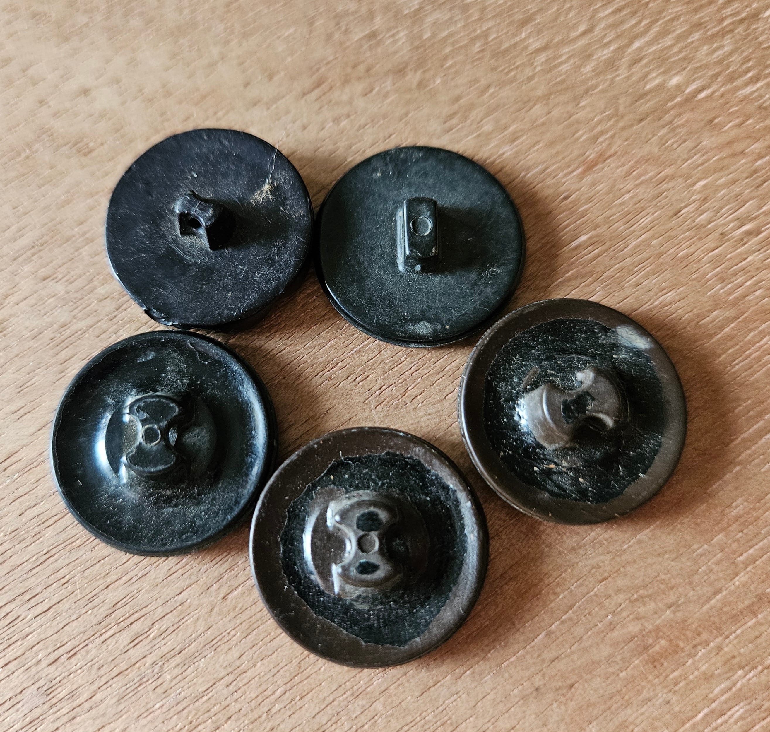 Vintage Plastics Button Collection/vintage Shank Buttons/ Plastic Shank ...