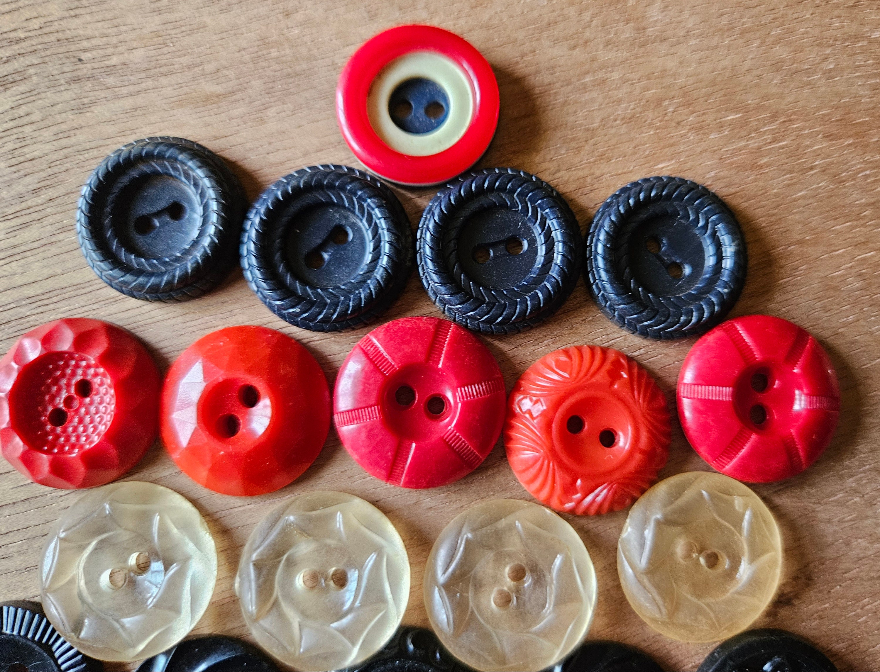 Vintage House Dress Buttons/vintage SPC Buttons/vintage Plastic ...