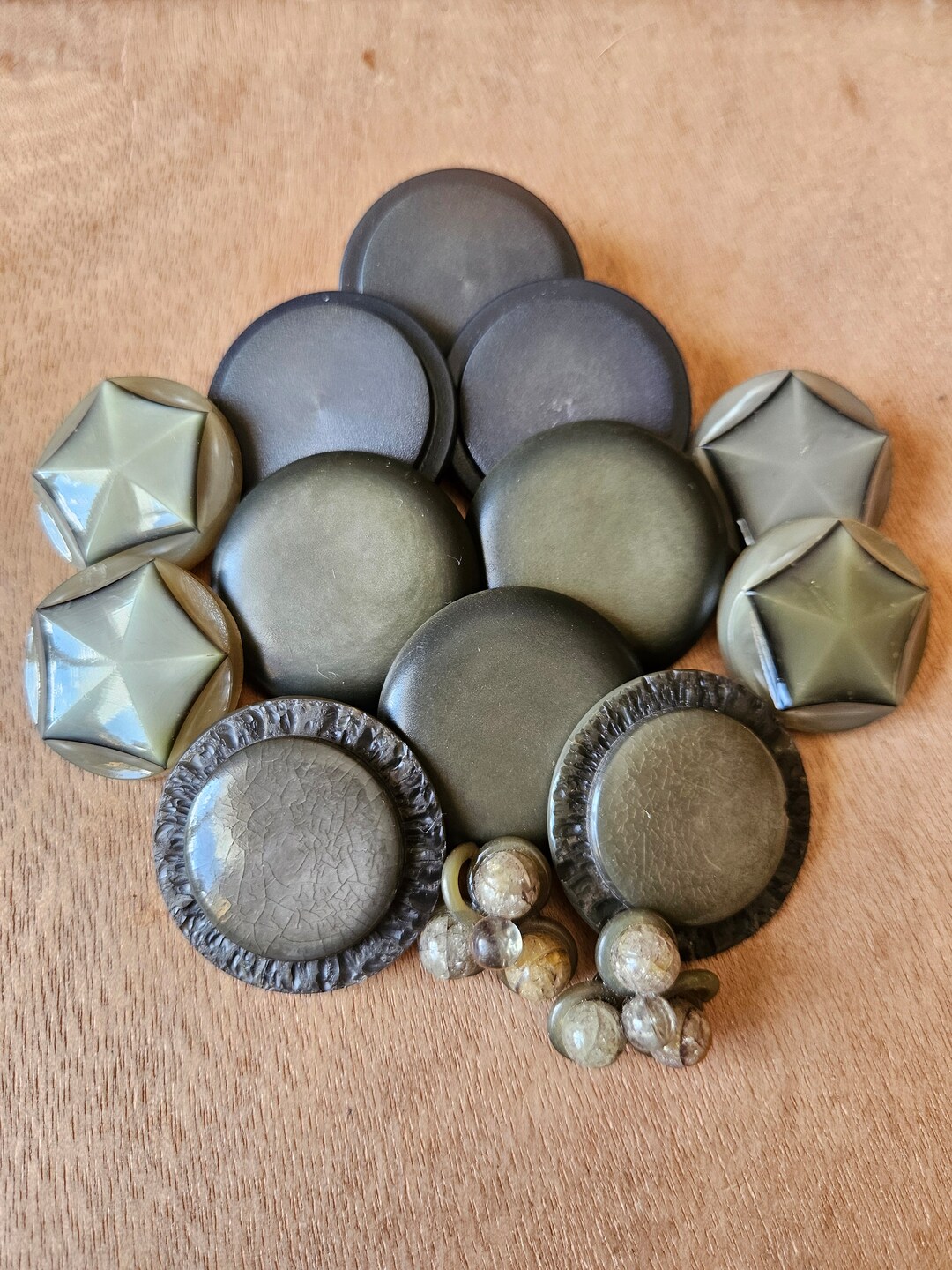 Vintage Buttons/vintage Shank Coat Buttons/ Green Shank Coat Buttons ...