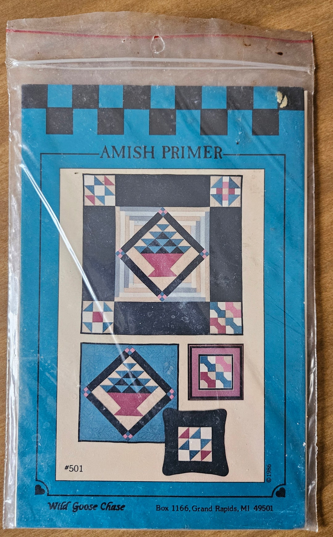 Amish Primer Quilt Pattern/ Vintage Amush Quilt Patterns/ Wild Goose ...