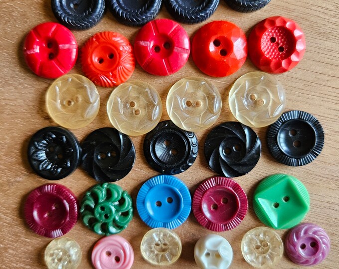 Vintage House Dress Buttons/vintage SPC Buttons/vintage Plastic ...