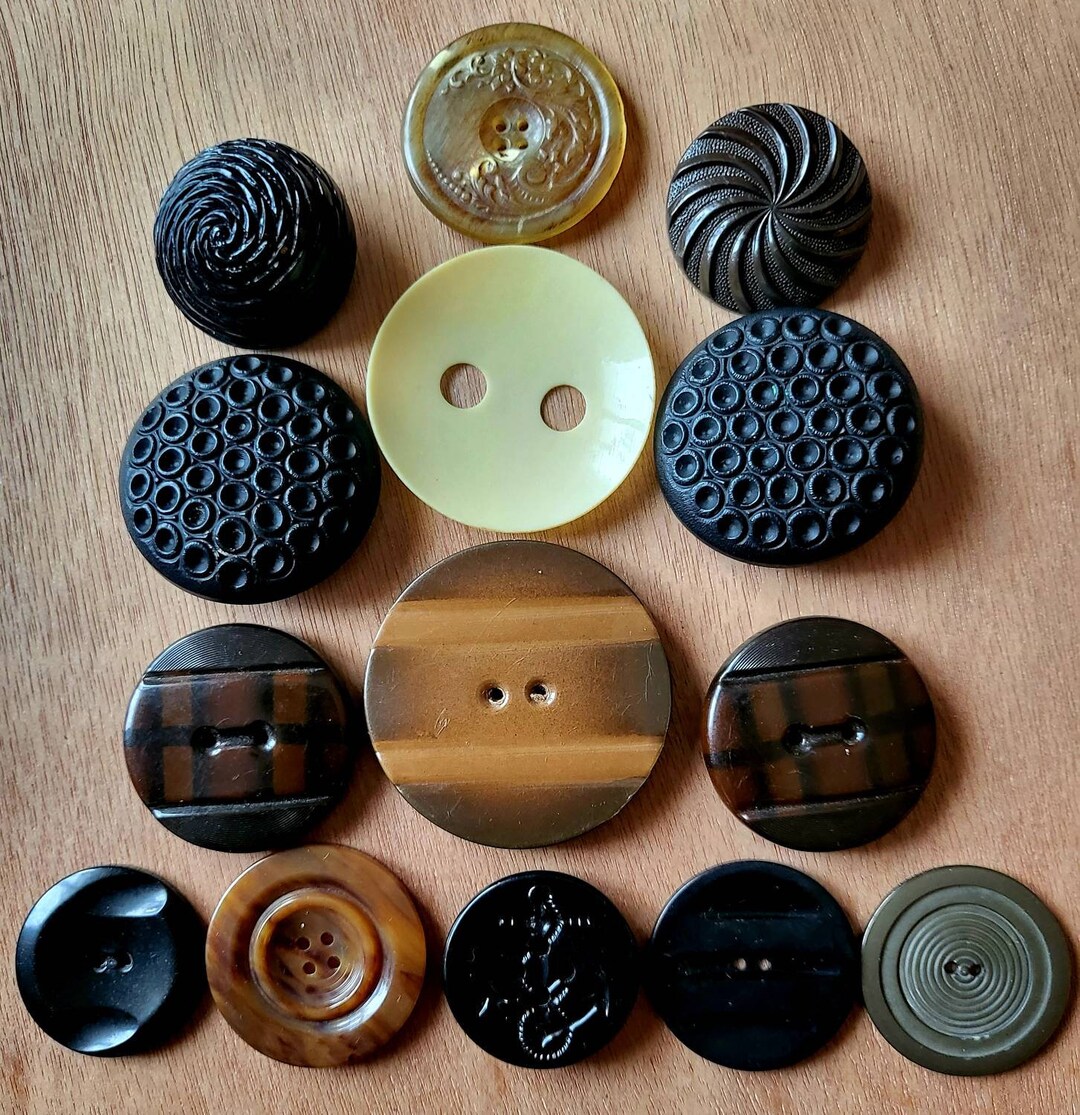Vintage Buttons/vintage Coat Buttons/vintage Tight Top Buttons/large ...