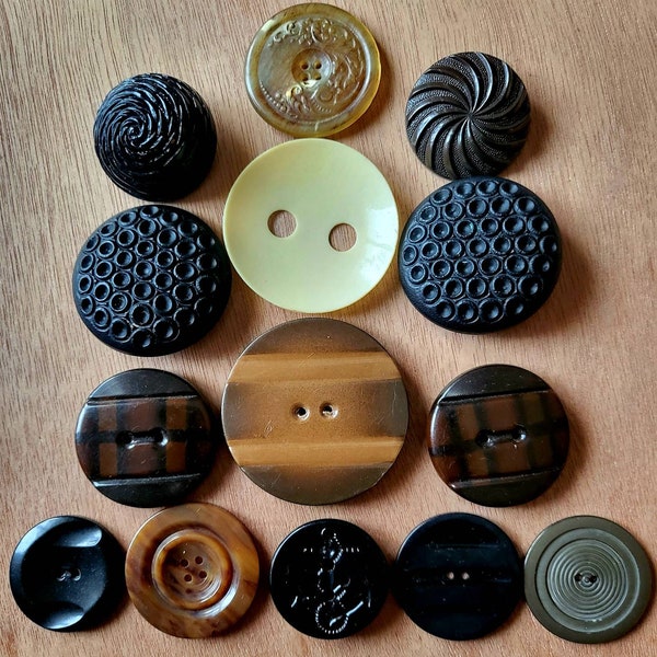 Large Coat Buttons - Etsy