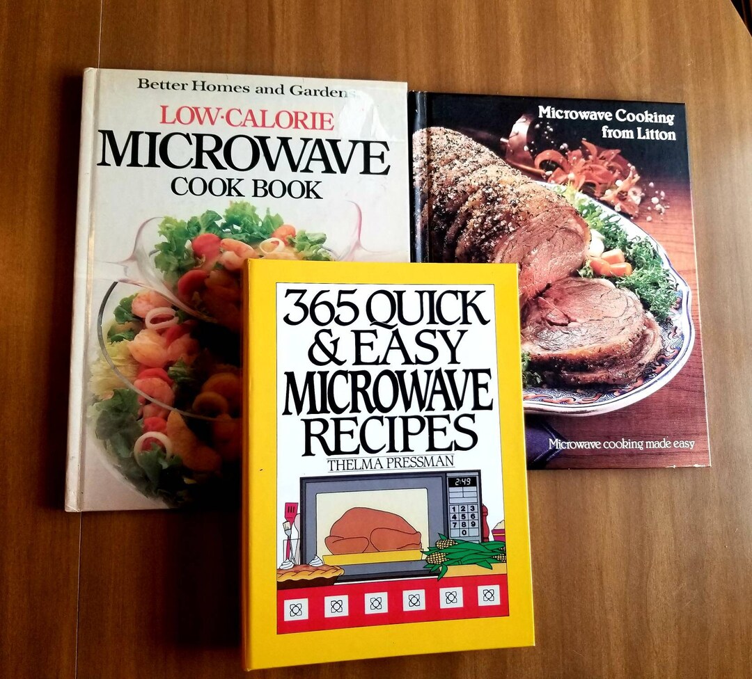 Vintage Microwave Cookbooks/microwave Cookbook/better Homes and Gardens ...