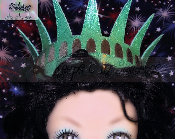The STATUE OF LIBERTY Inspired Crown Teen/adult Sized Minty Fresh ...