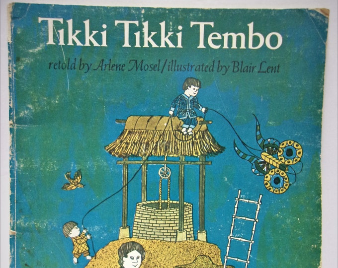 Tikki Tikki Tembo Book 1971 Vintage Children's Scholastic Paperback ...