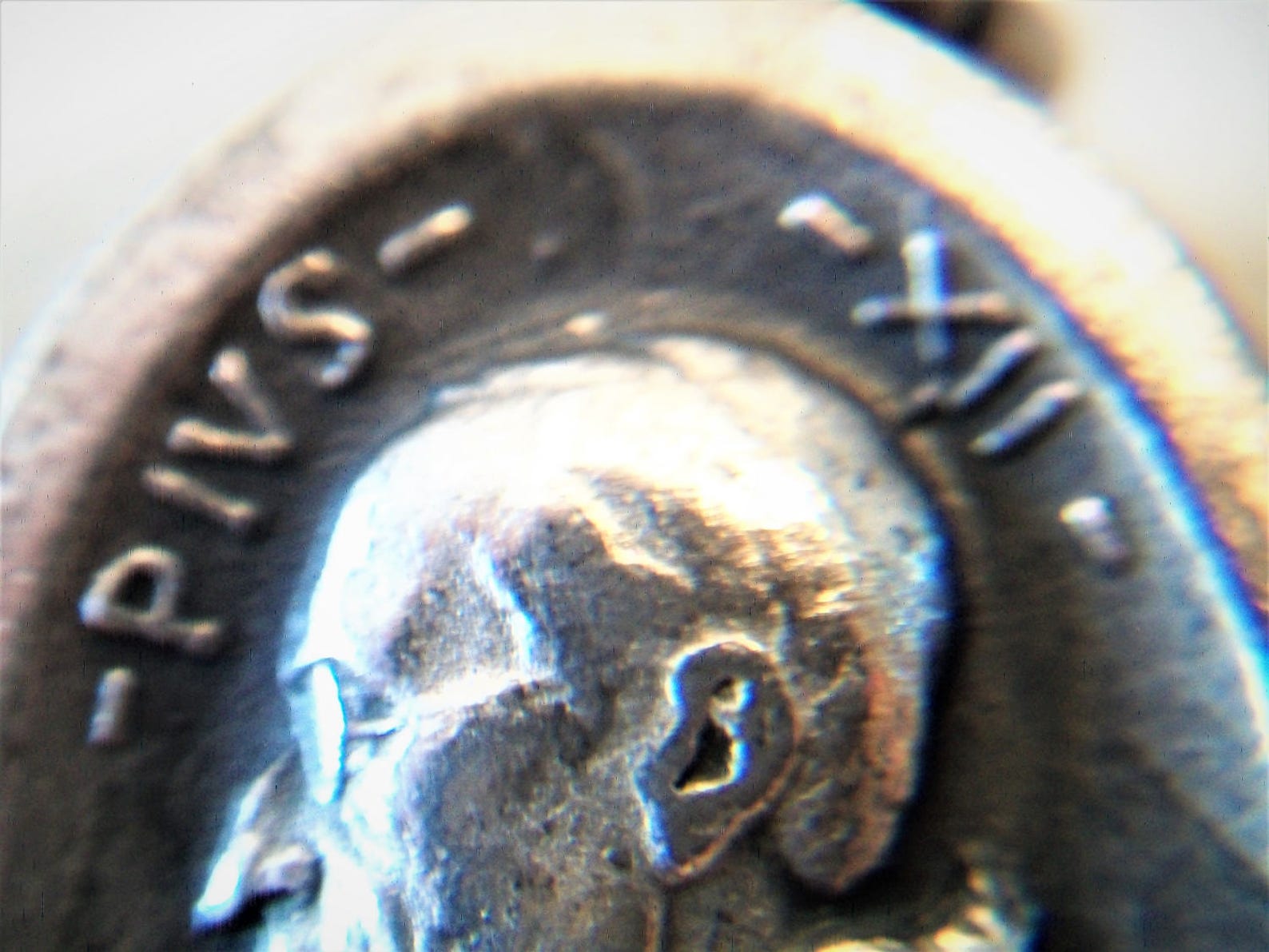 Vintage Pope Pius XII Religious Medal Pendant Metal Basilica - Etsy