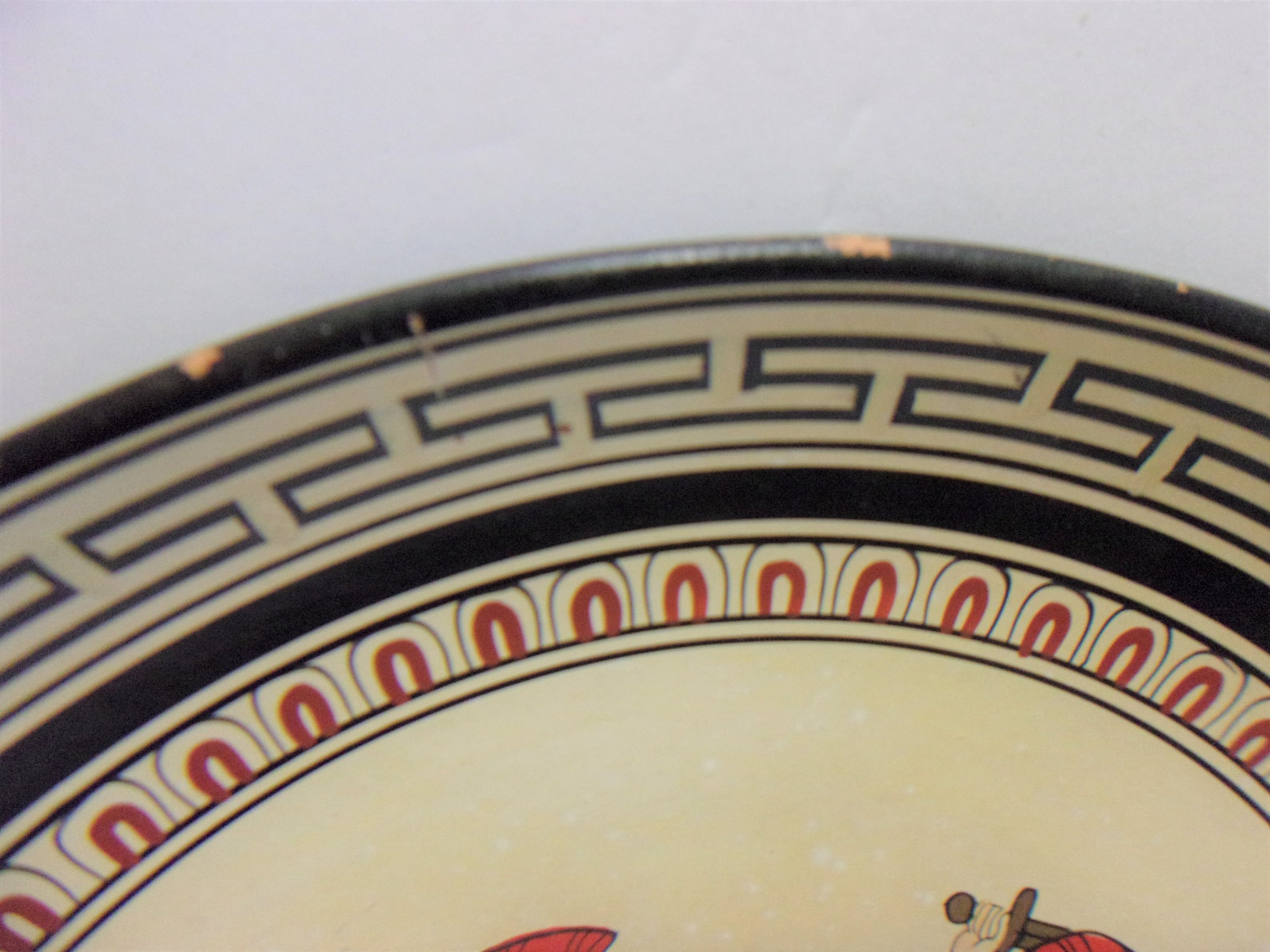 Greek Soldiers Plate Trojan Warriors Crete Greece Decorative | Etsy