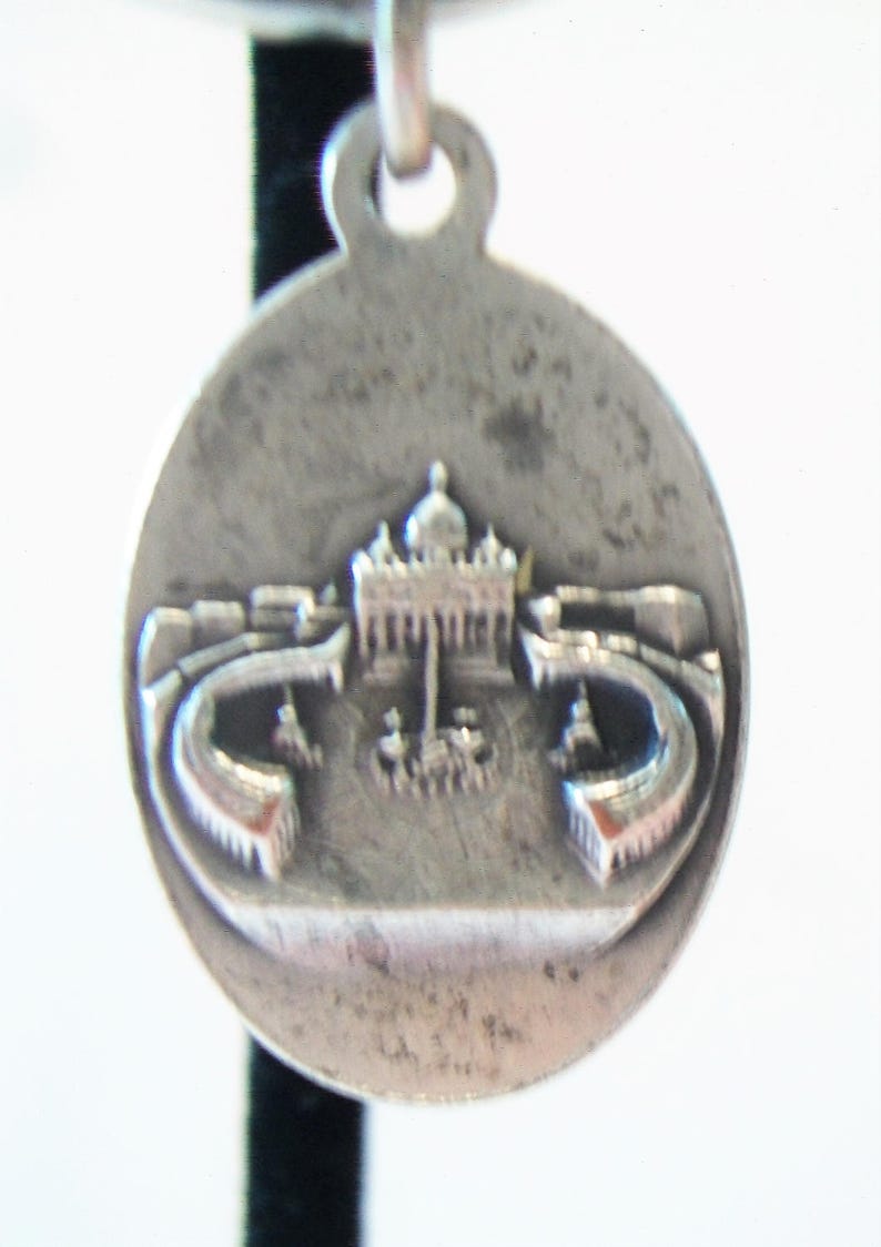 Vintage Pope Pius XII Religious Medal Pendant Metal Basilica - Etsy
