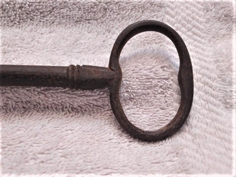 Antique Large Iron Metal Skeleton Key Circa 1800s Rusty - Etsy
