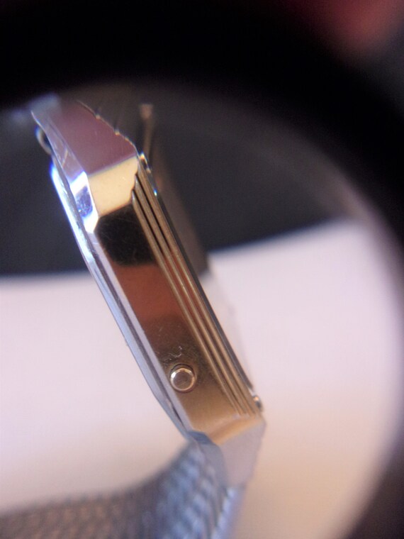 Vintage Casio 305 AG 500 Stainless Steel Bracelet Ba… - Gem