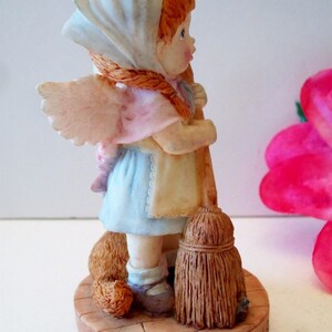 Simson Giftware Angel Figurine Lord Sweep My Cares Away Religious ...