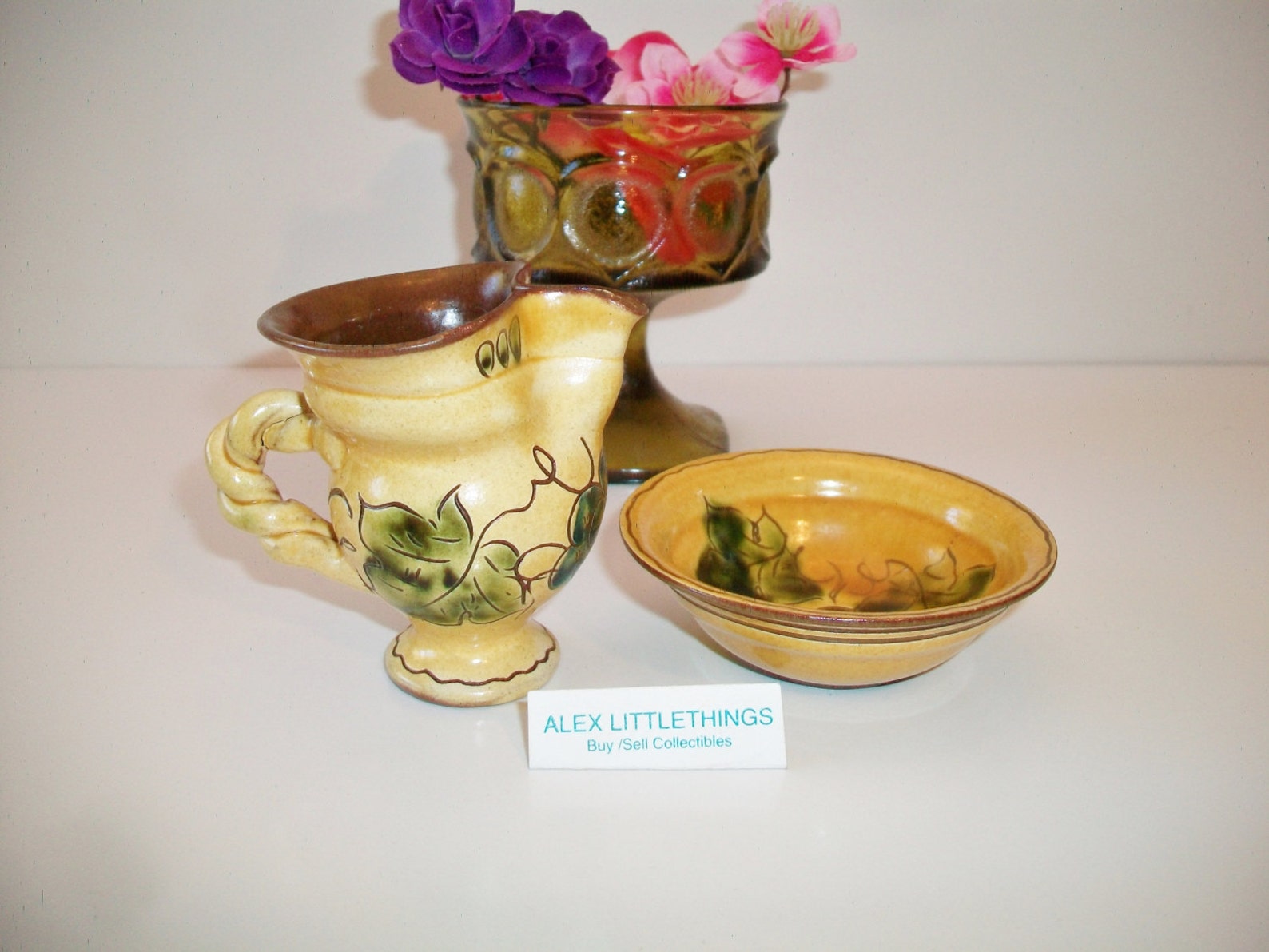 Vintage Mini Grape Pitcher and Basin Liechtenstein German | Etsy