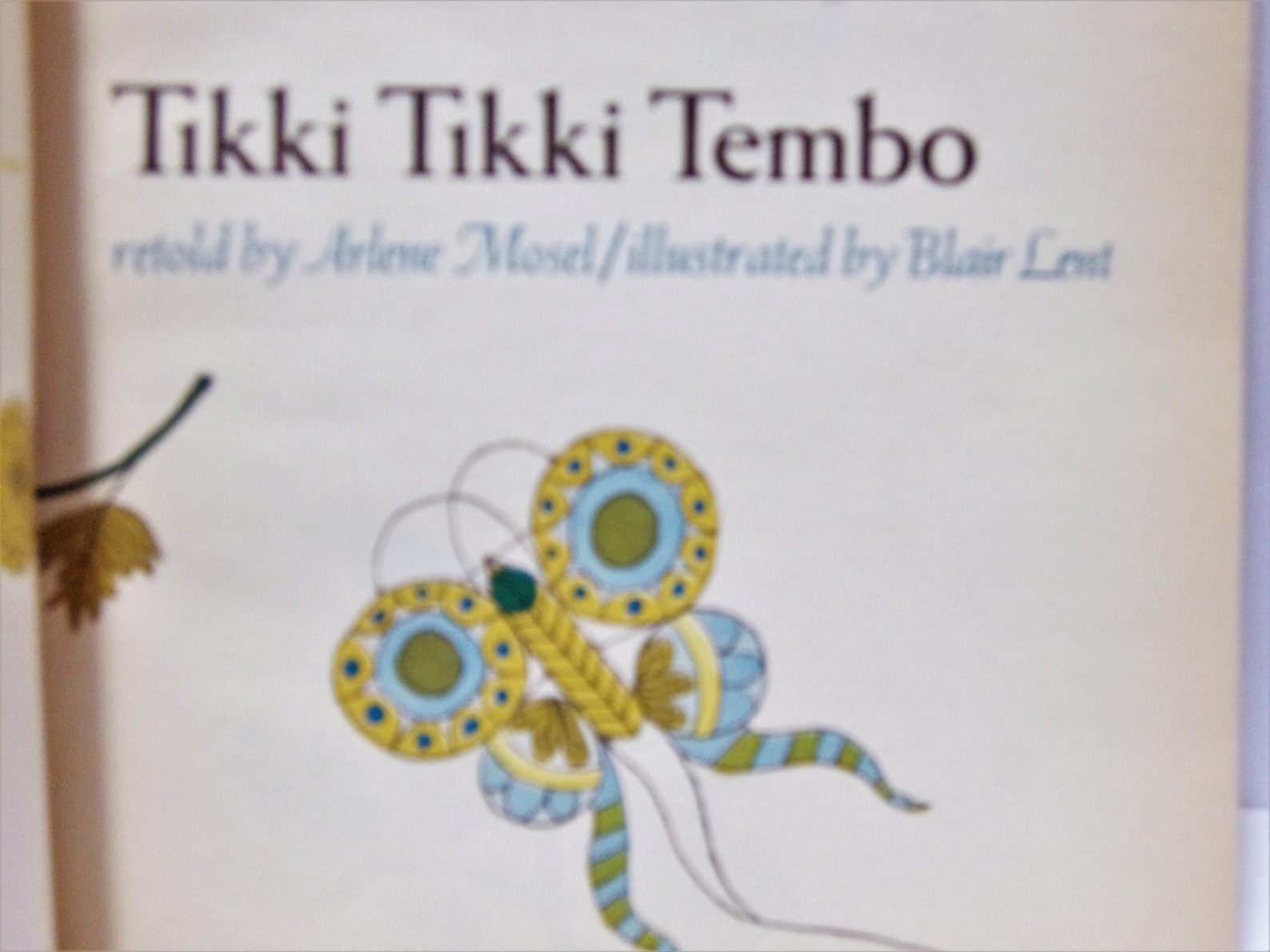 Tikki Tikki Tembo Book 1971 Vintage Children's Scholastic Paperback ...