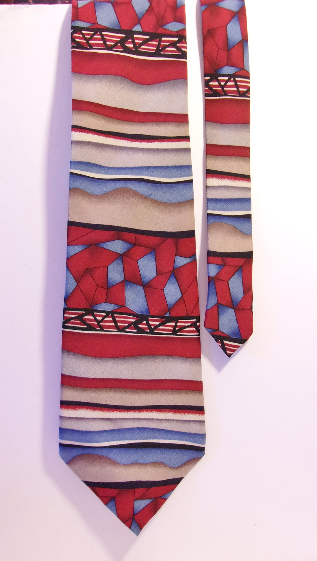 Cocktails Collection Tie Abstract Striped Print Men's - Etsy