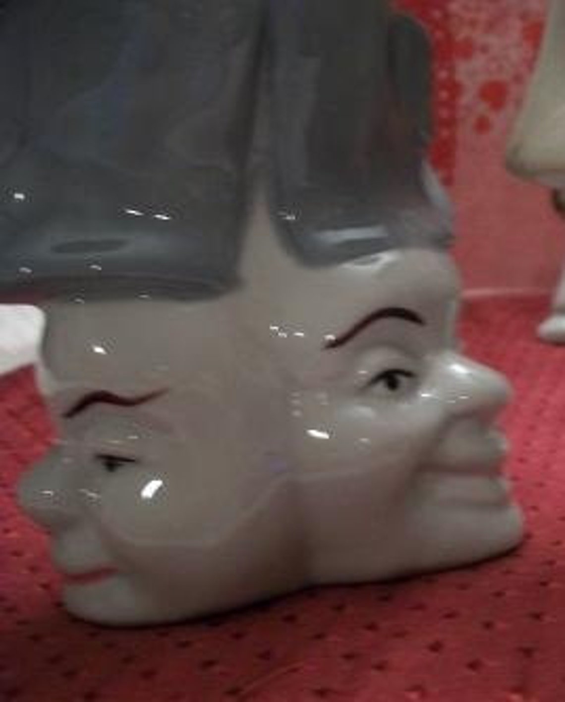 Vintage Clapping Circus Clown Figurine Comedy Tragedy Price - Etsy