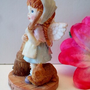 Simson Giftware Angel Figurine Lord Sweep My Cares Away Religious ...
