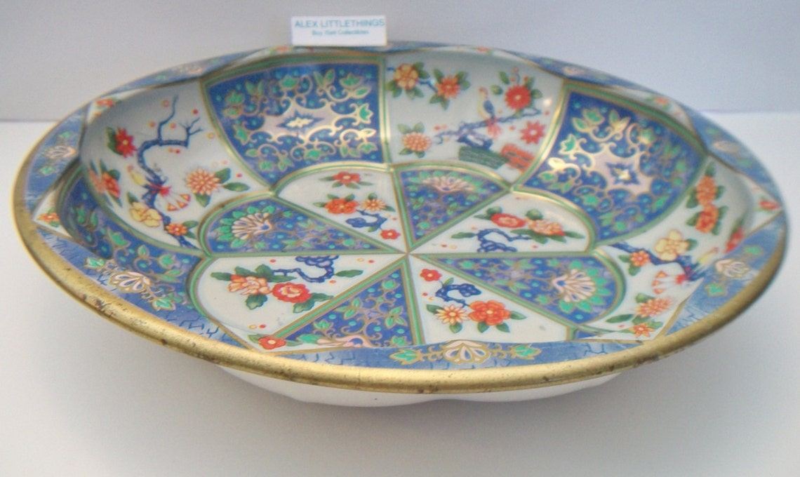 Vintage Daher Decorated Ware Tin Bowl 1971 England Blue Bird | Etsy