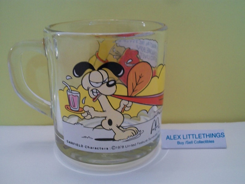 Garfield glass mug cup It's not a pretty life but | Etsy