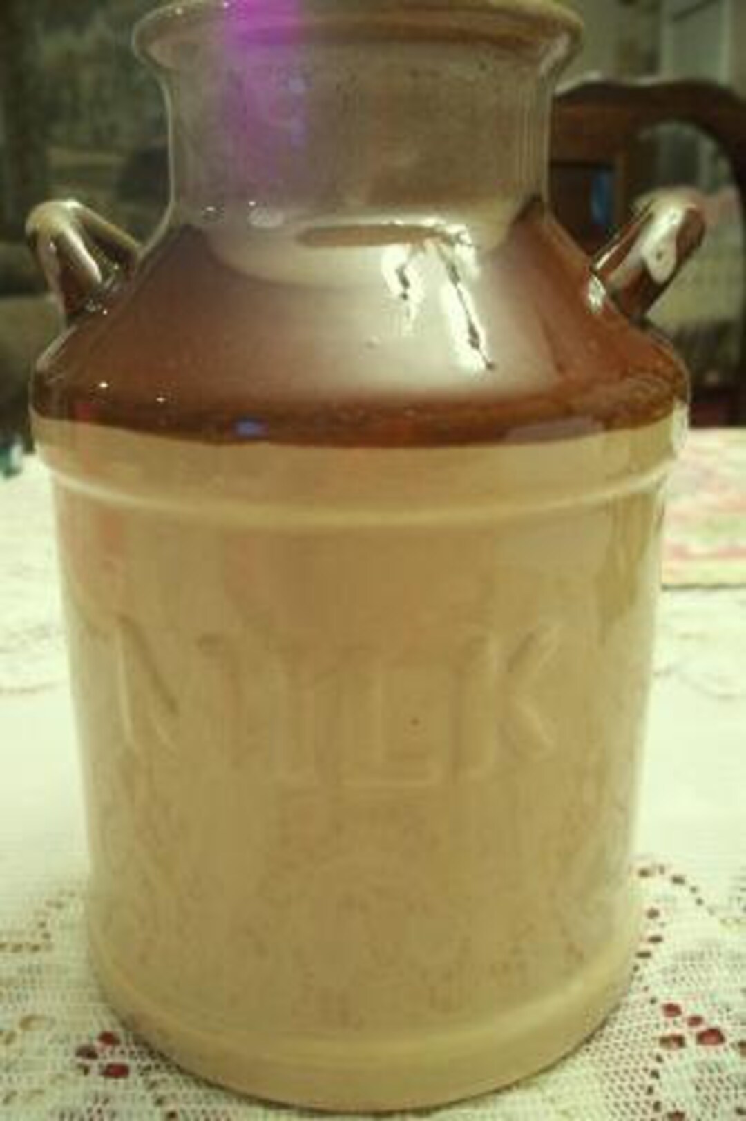 Decorative Ceramic Milk Jug Country Farmhouse Dairy Milk Can Kitchen ...