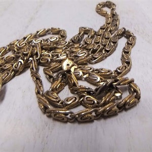 Monet Snail Link Chain Necklace Vintage Jewelry Fashion Accessories ...