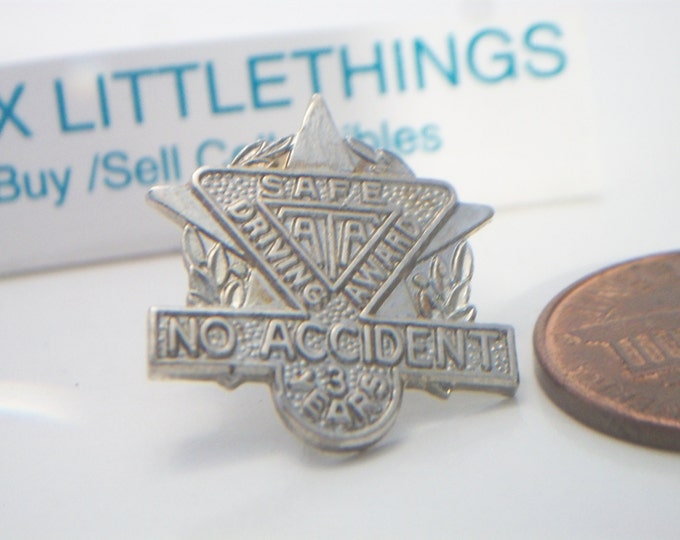 Safe Driving Award No Accidents Lapel Pin Pewter Metal - Etsy