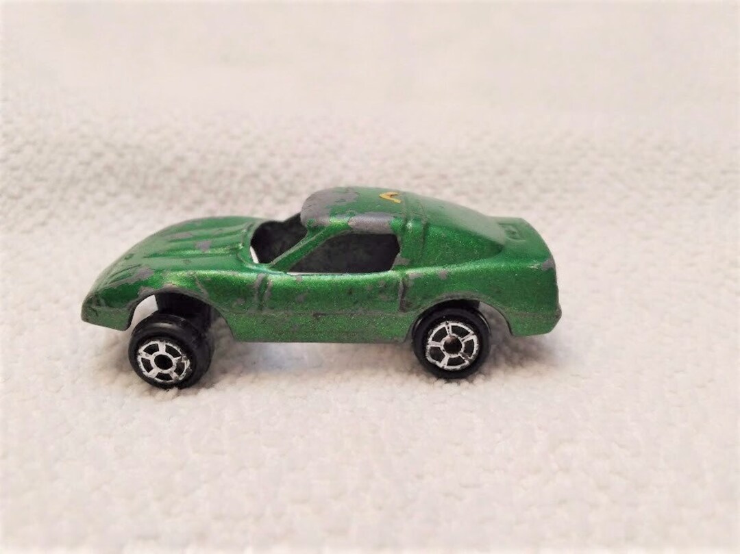 Vintage Tootsie Toy Diecast Vehicle Small 2 Long Green Corvette Toy Car ...