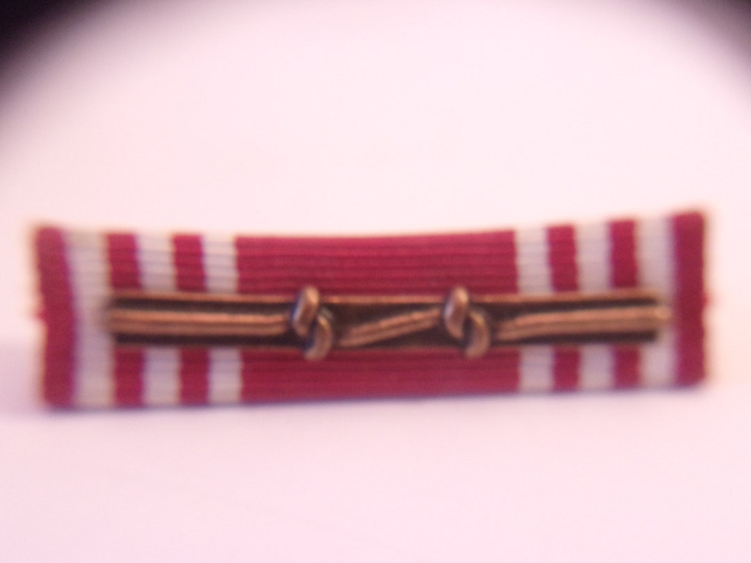 Military Bar Ribbon Striped Cloth Commendation Award US Service Armed ...