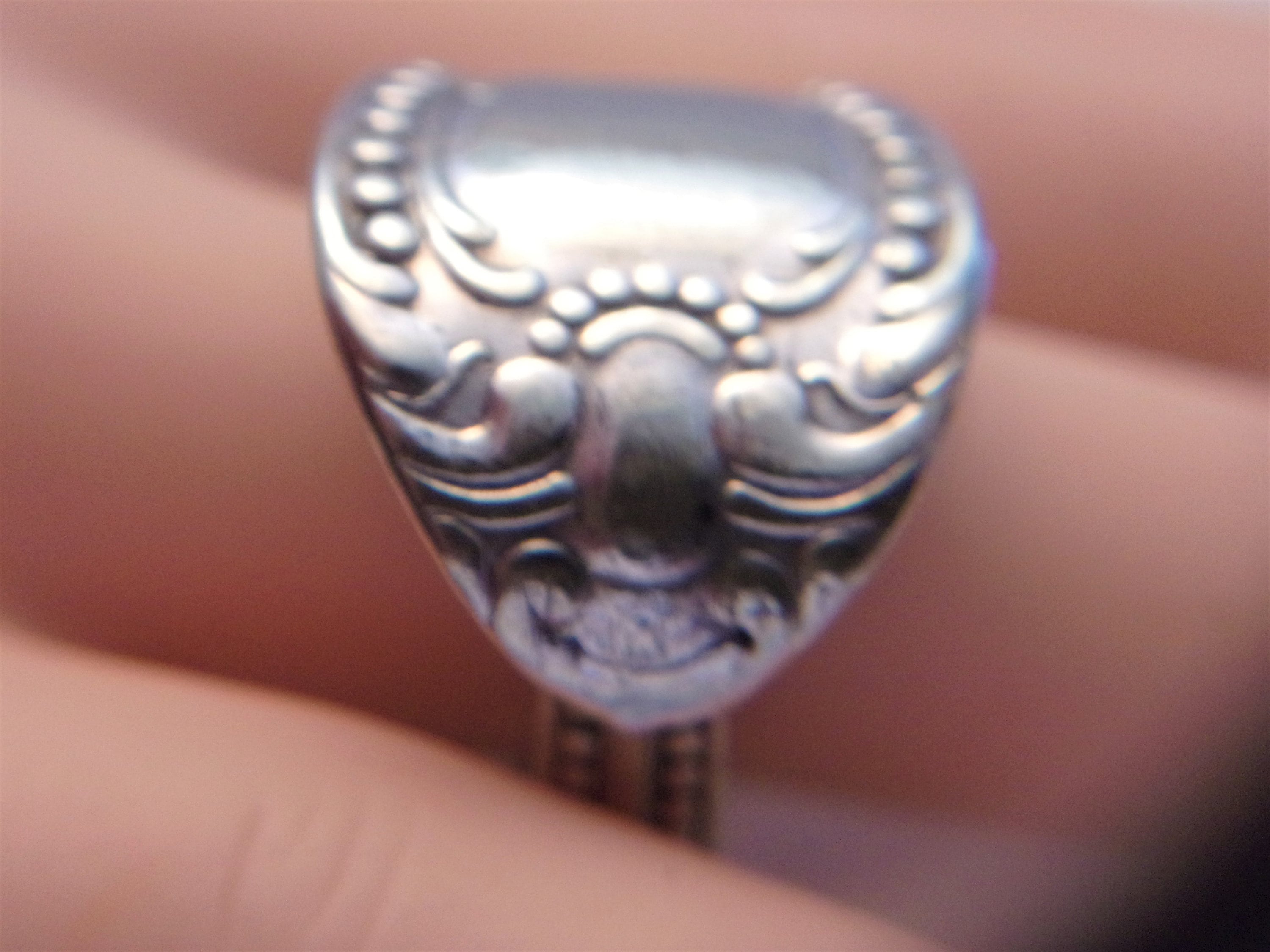 Vintage Spoon Ring Size 9-1/2 Retro Jewelry Fashion | Etsy