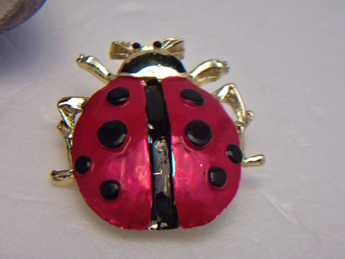 Gerry's Ladybug Pin Vintage Lady Bug Brooch Jewelry | Etsy