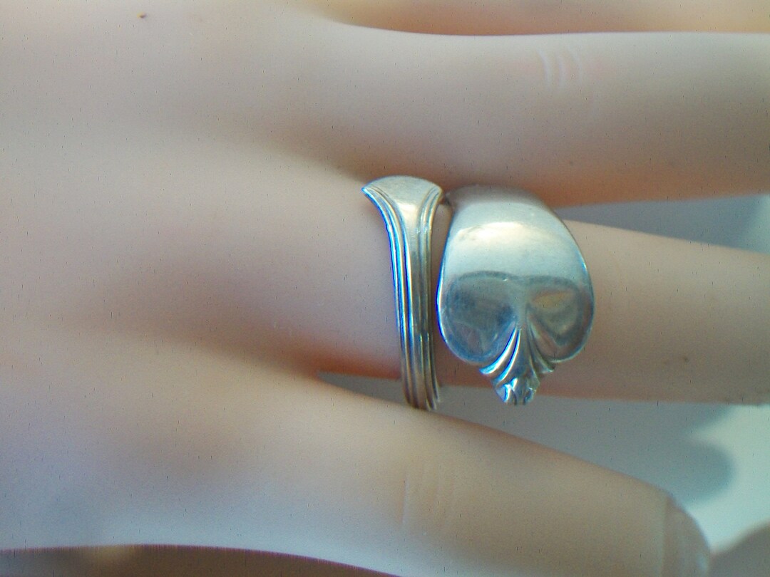 Vintage Wallace Sterling Spoon Ring Wrap Design Silver Jewelry - Etsy