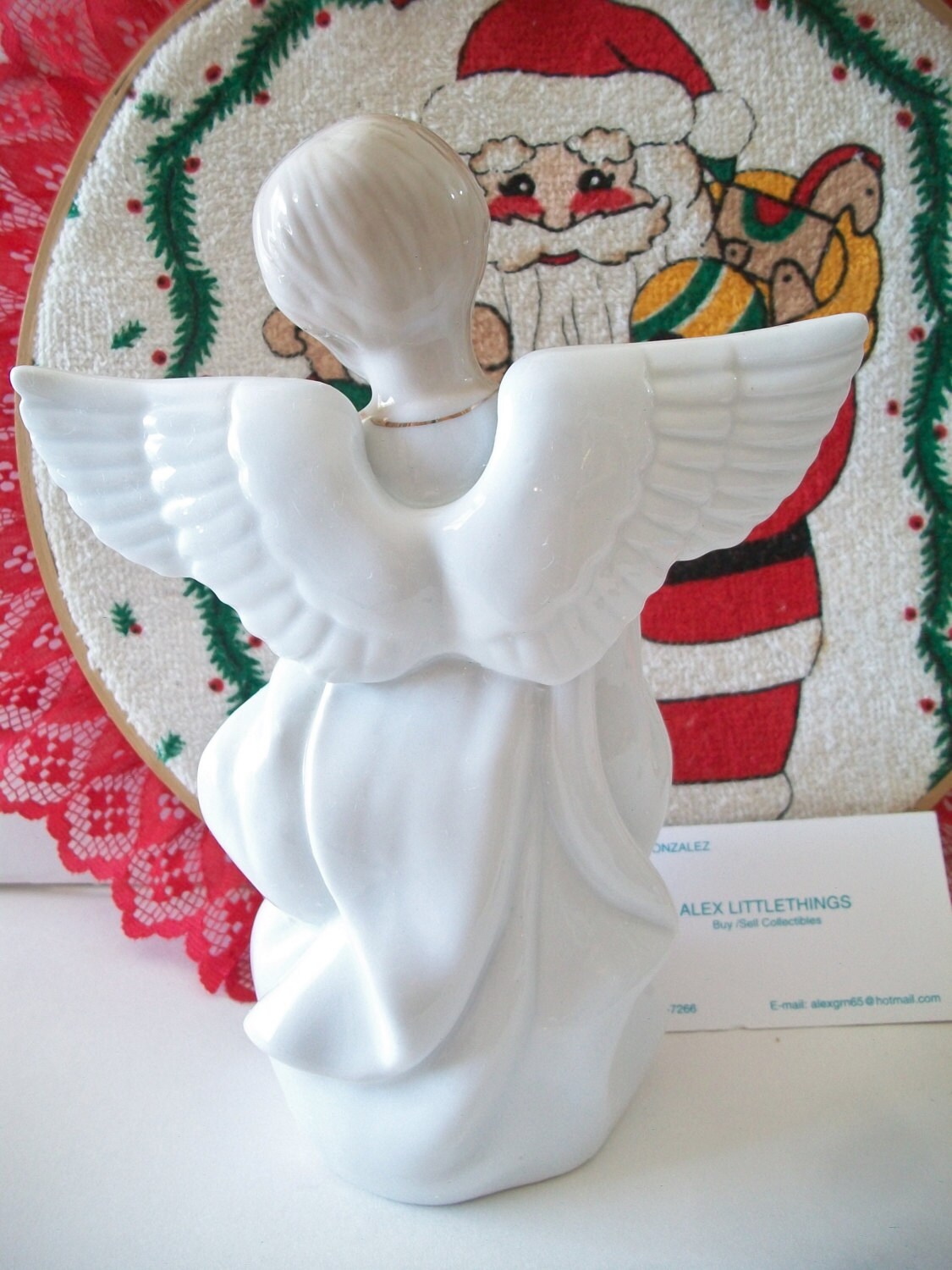 Angel Trumpet Figurine Vintage Statue Heavenly Religious | Etsy