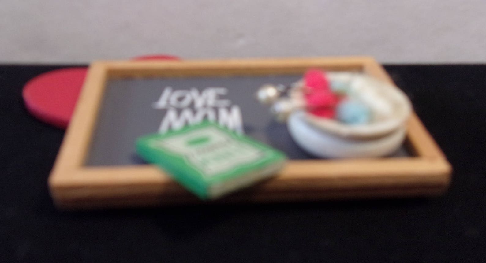 Enesco Love You Mom Refrigerator Magnet 1989 Knitting Crafting Vintage ...