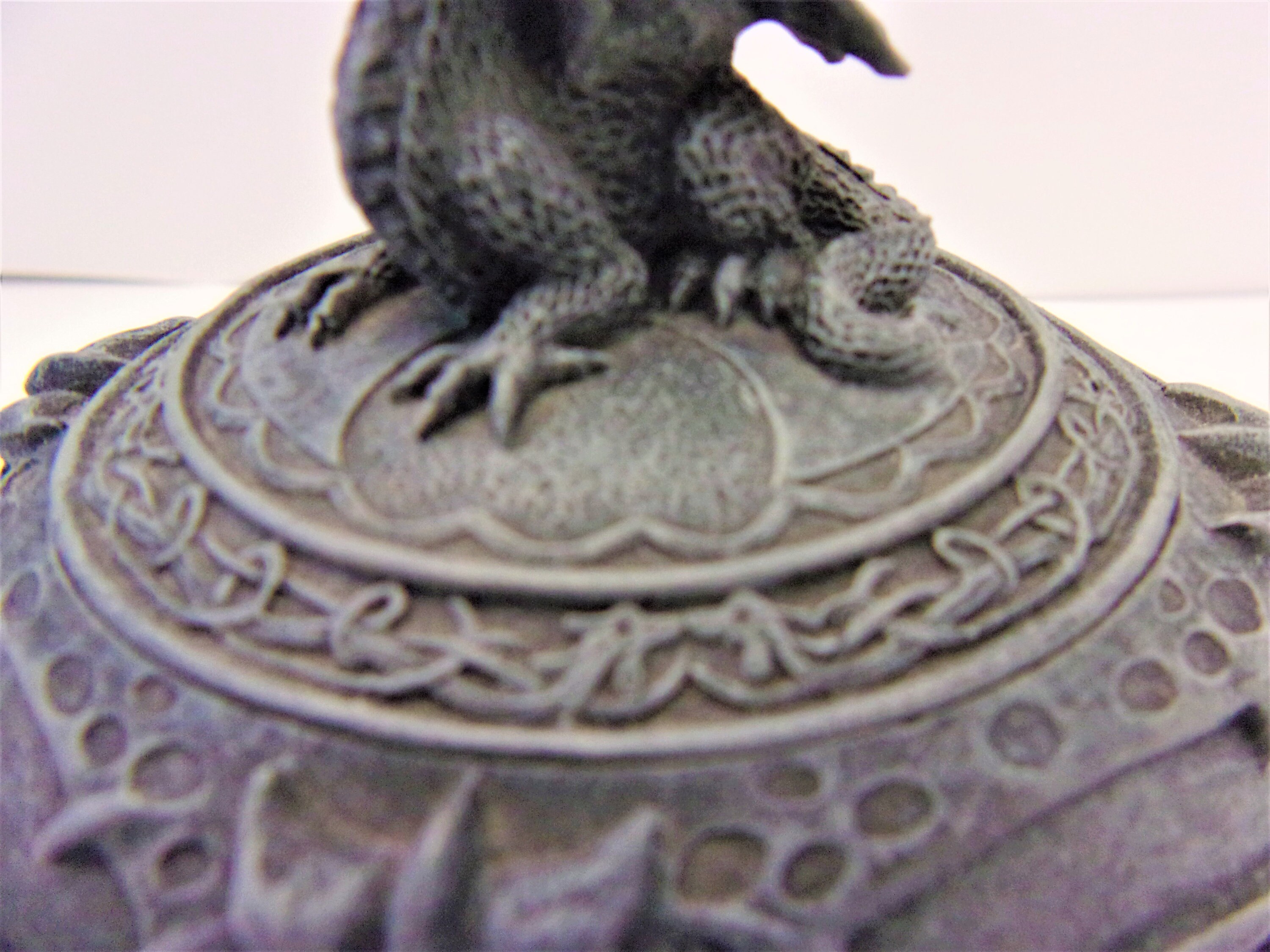 Figurines & Knick Knacks Vintage Dragon Figurine on a ball Mythical ...