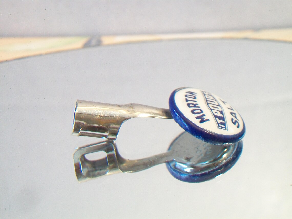 Vintage Morton Salt Pen Pencil Topper Advertising It Pours - Etsy