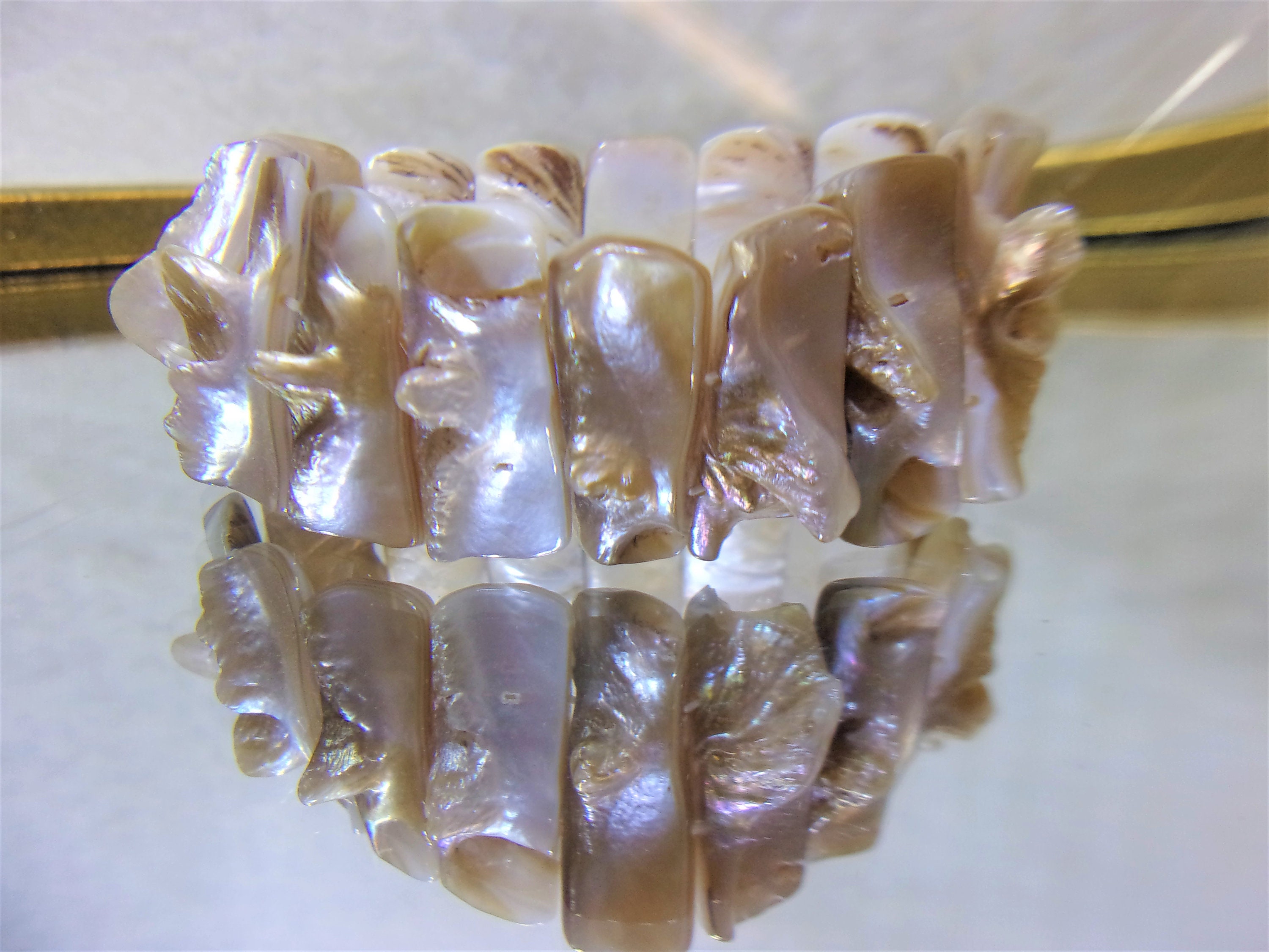 Shell Stretch Bracelet Beachy Boho Vacation Jewelry Fashion | Etsy